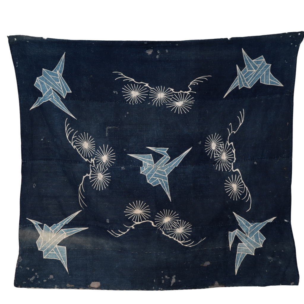 Stitched Stories in Indigo: A Japanese Tsutsugaki Boro Textile with ...